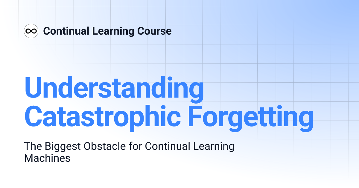 Understanding Catastrophic Forgetting | Continual Learning Course
